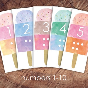 Summer Popsicles Numbers and Letters, Alphabet Matching, Number ...