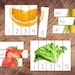 Fruits and Vegetables Number Puzzles 1-5, Number Recognition, Order - Etsy
