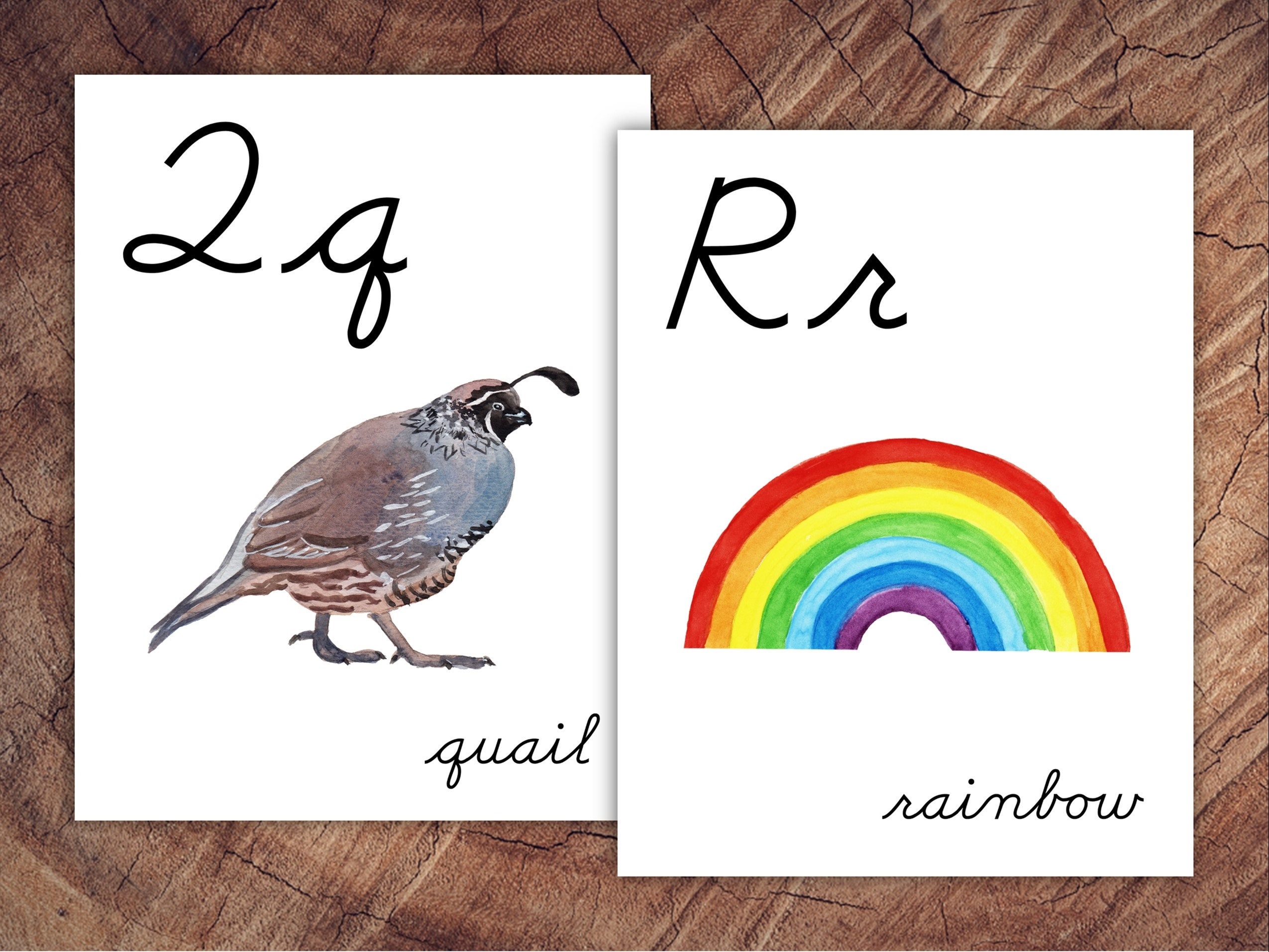 Cursive Alphabet Posters, Large Format for Classroom Use - Etsy