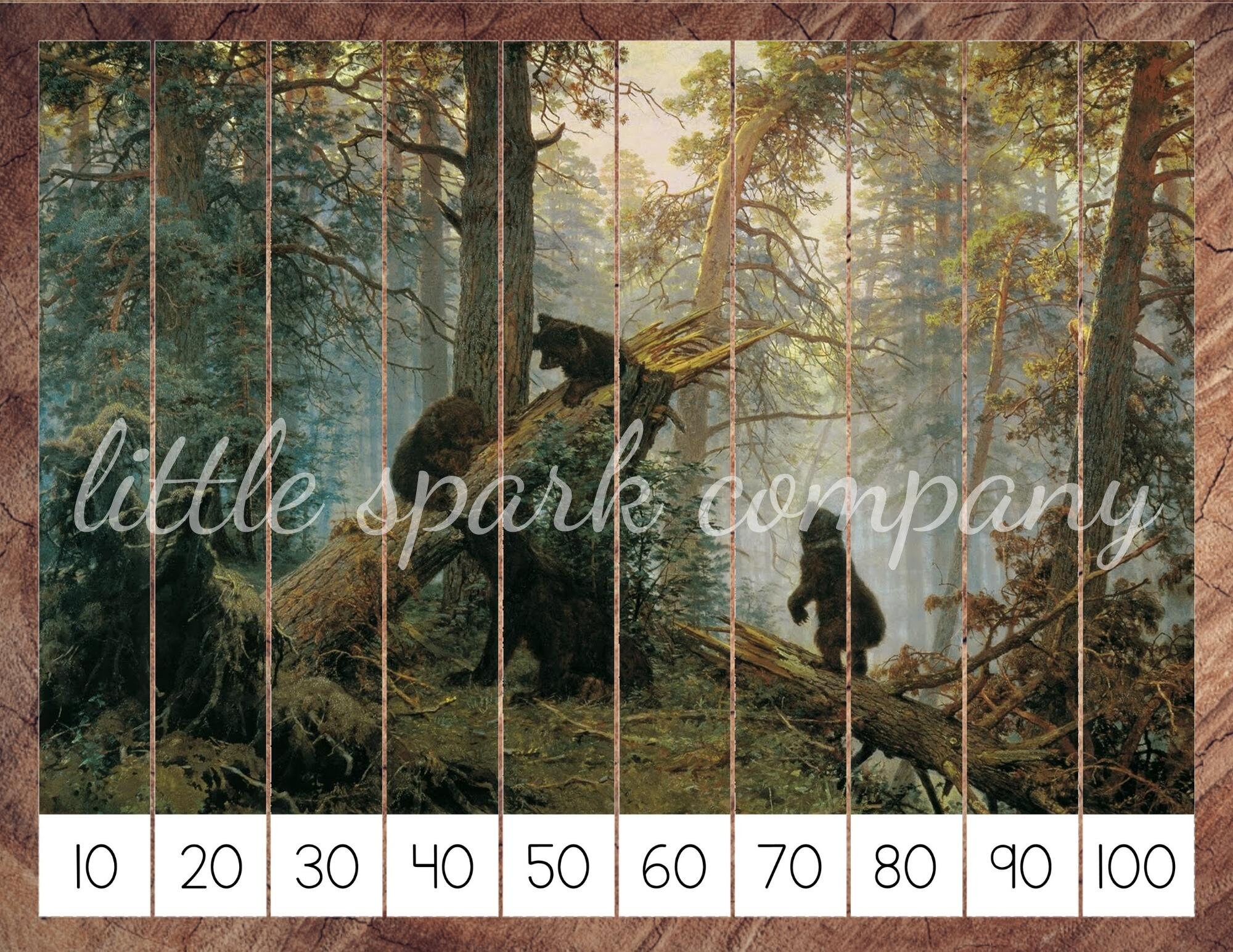 Skip Counting Through the Forest With Shishkin, Preschool Skip Counting ...