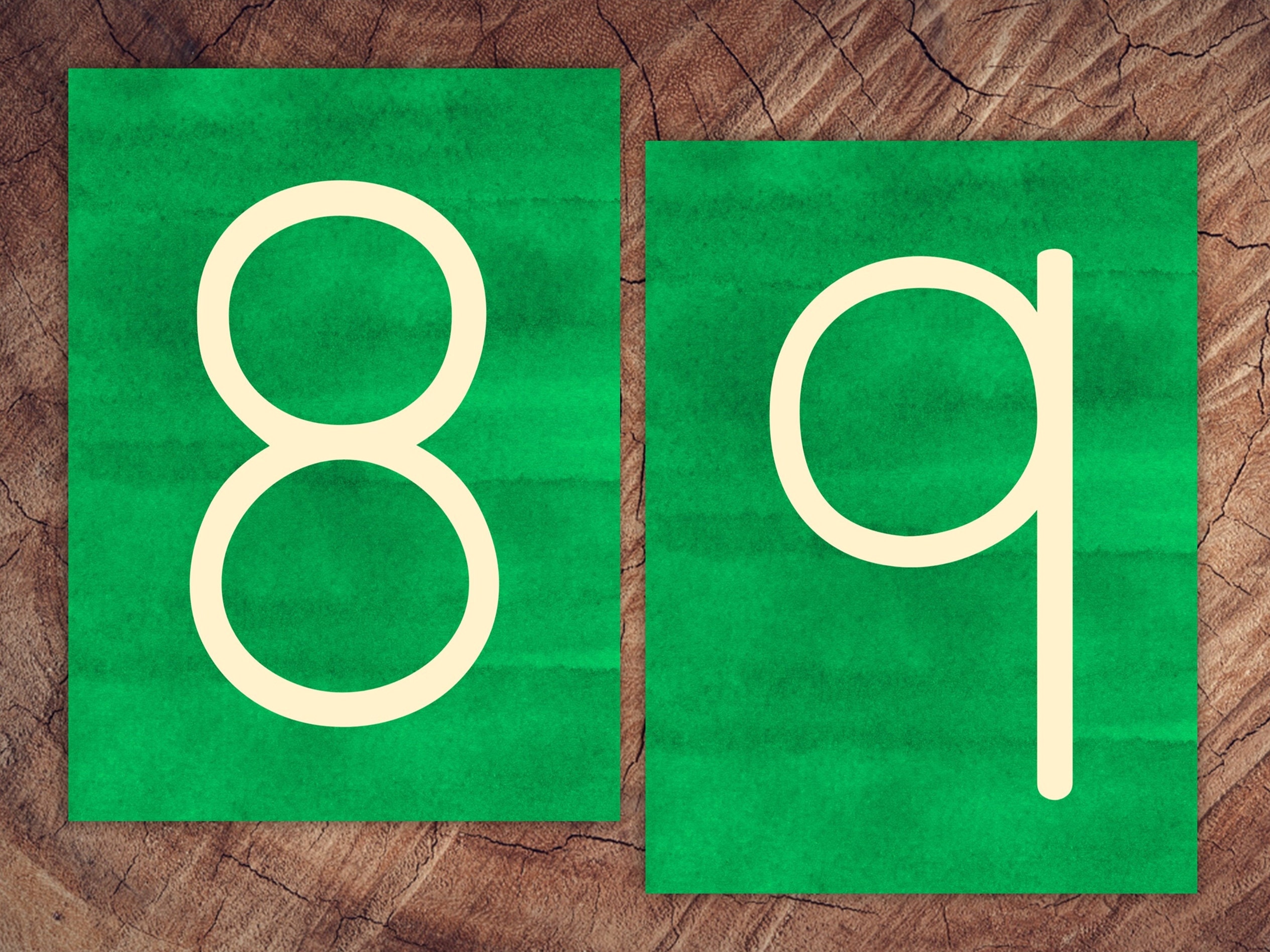 Printable Sandpaper Numerals Montessori Number Recognition - Etsy