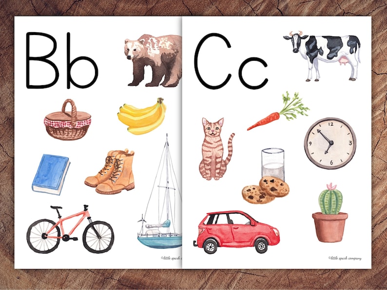 Preschool Alphabet Letter Sounds Poster Set - Etsy