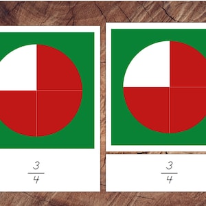 Introduction to Fractions, Montessori Circle Fractions, Preschool Math ...