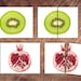 Fruit Slices Symmetry Puzzles, Matching Cards, Toddler Preschool ...
