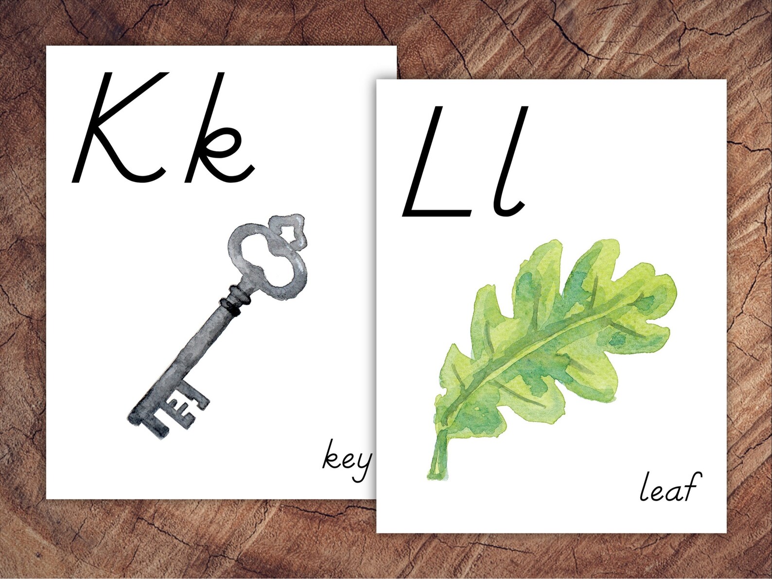 Alphabet Posters D'nealian-style Font, Large Format for Classroom Use ...