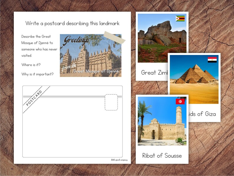 African Landmarks Pack With Extension - Etsy