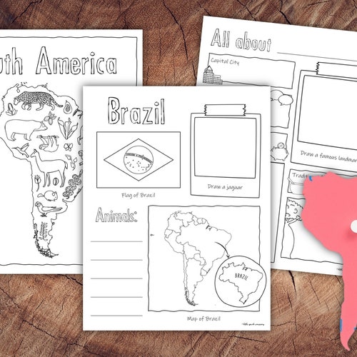 African Countries Research Pack Homeschool Geography - Etsy