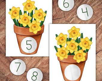 Spring Counting 1-10 Activity | Preschool Math Printable | Toddler ...