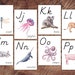 Animals of the World Alphabet Cards, D'nealian-style Print - Etsy Canada