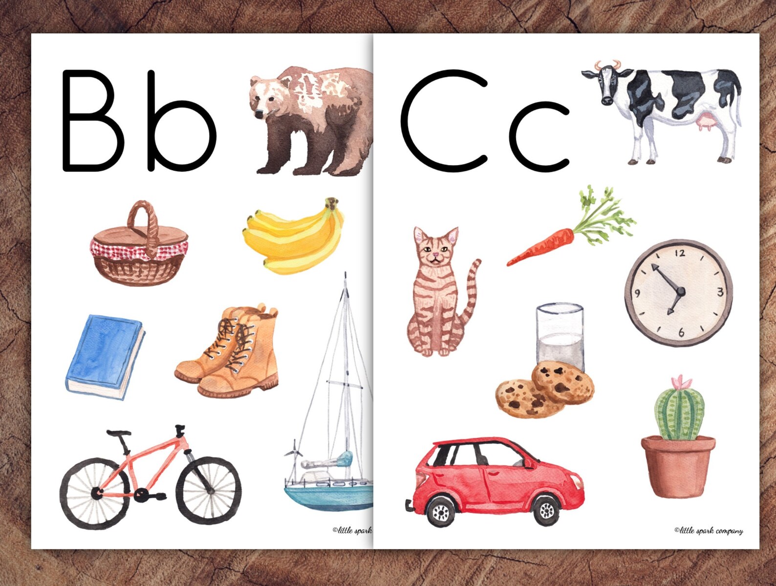 Preschool Alphabet Letter Sounds Poster Set | Etsy