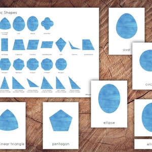 Montessori Geometric Solids 3 Part Cards PDF Montessori Cards ...