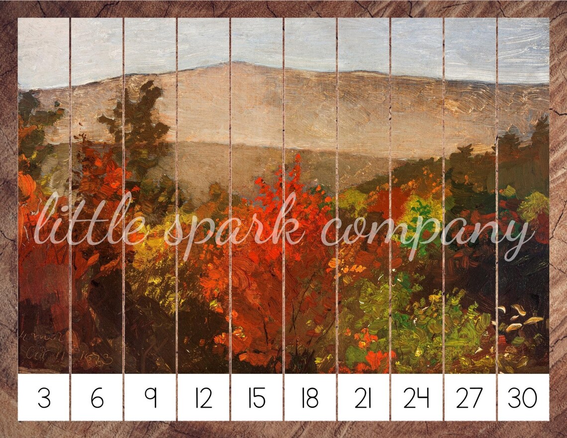 Skip Counting With Homer Preschool Skip Counting Puzzles - Etsy