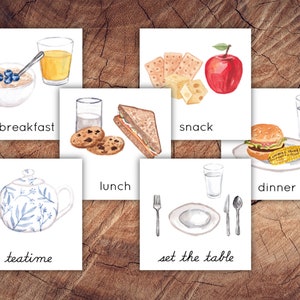 Daily Rhythm Card Set, Toddler Preschool Schedule - Etsy