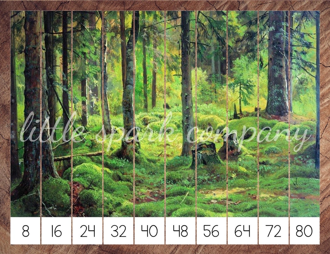Skip Counting Through the Forest With Shishkin, Preschool Skip Counting ...