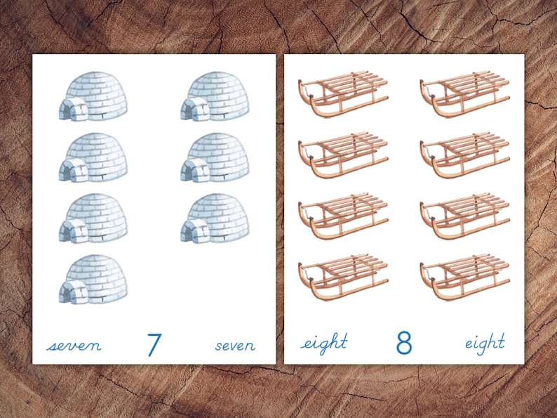 Winter Wonderland Preschool Math Bundle - Etsy