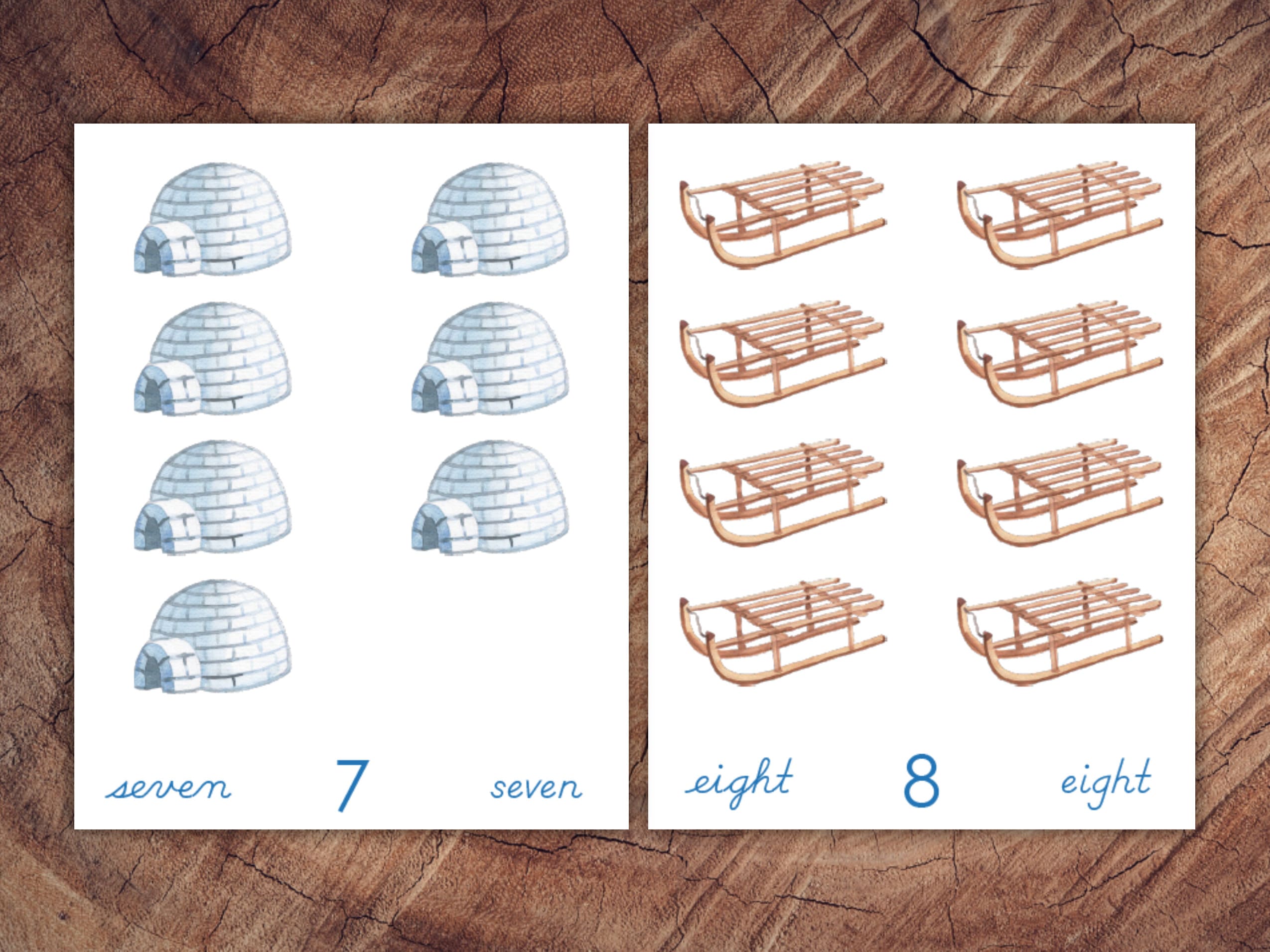 Winter Wonderland Preschool Math Bundle | Etsy