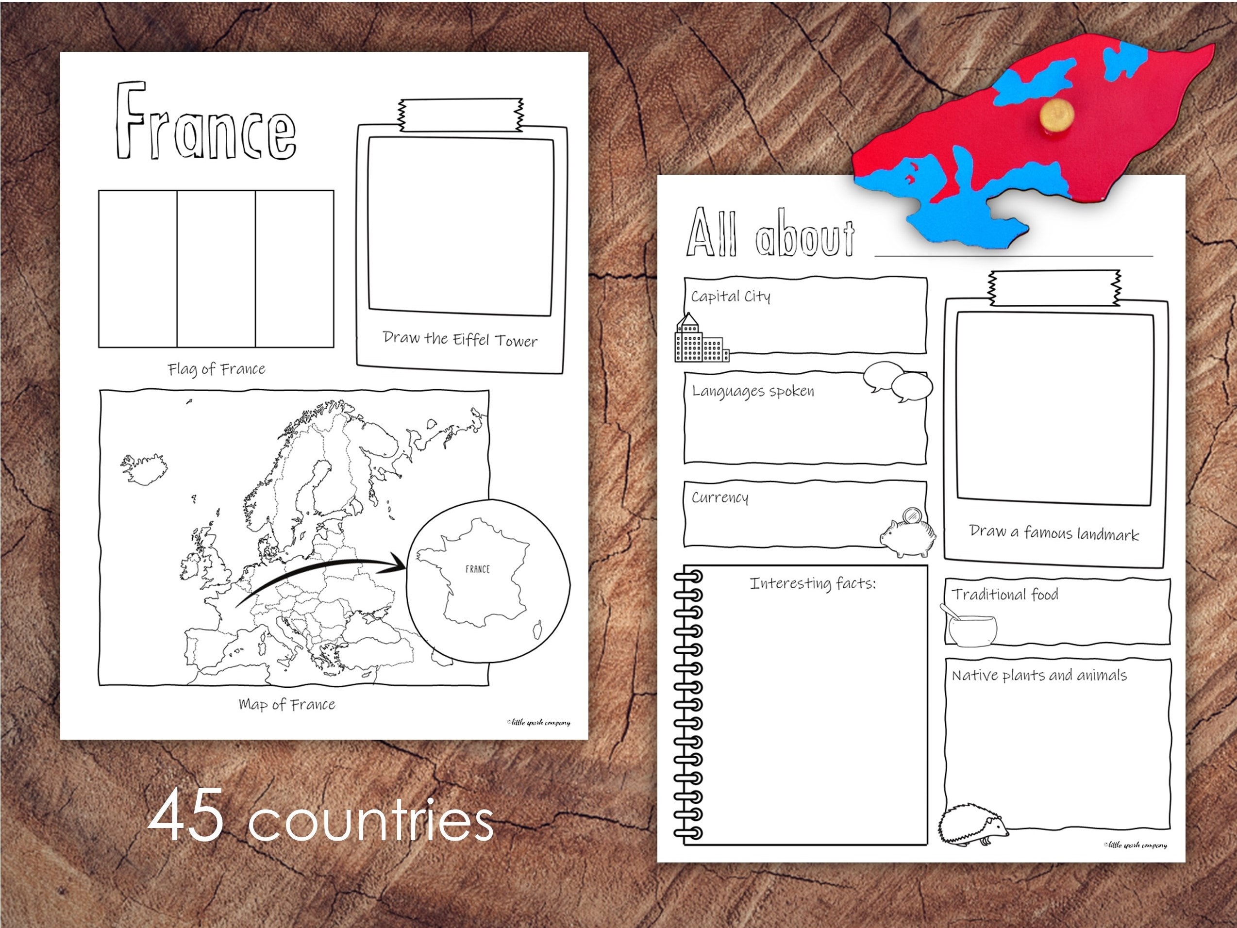 European Countries Research Pack With BONUS Homeschool - Etsy