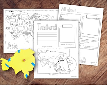African Countries Research Pack, Homeschool Geography - Etsy