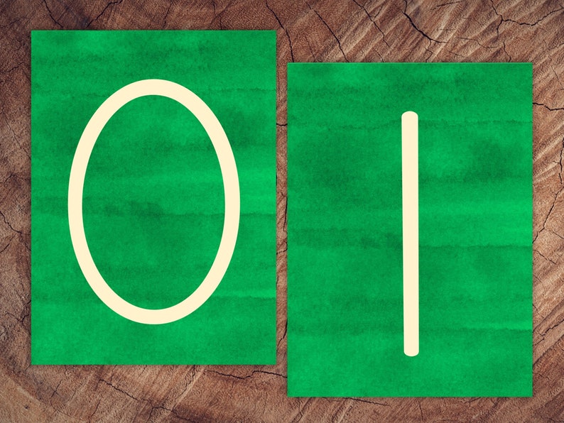 Printable Sandpaper Numerals Montessori Number Recognition - Etsy