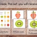 Fruit Slices Symmetry Puzzles, Matching Cards, Toddler Preschool ...