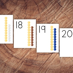 Number Cards 1-20 - Etsy