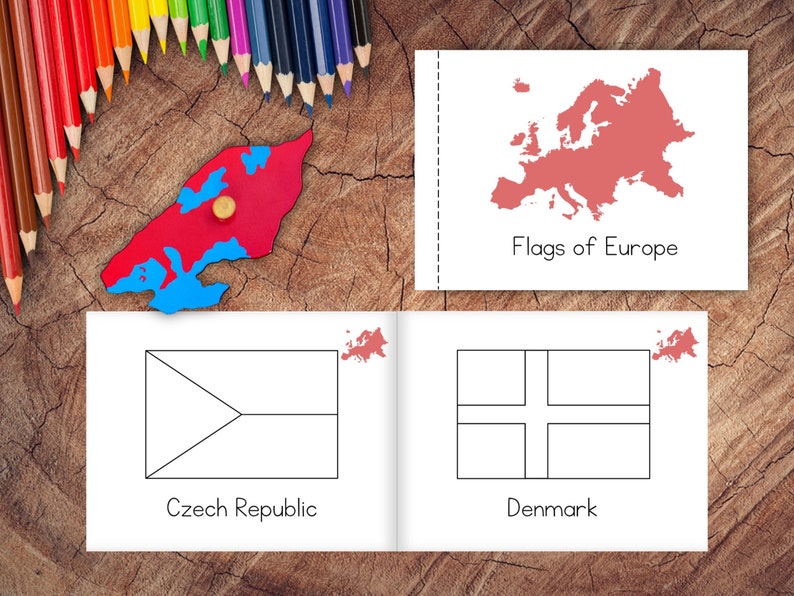 European Flags Booklet - Etsy