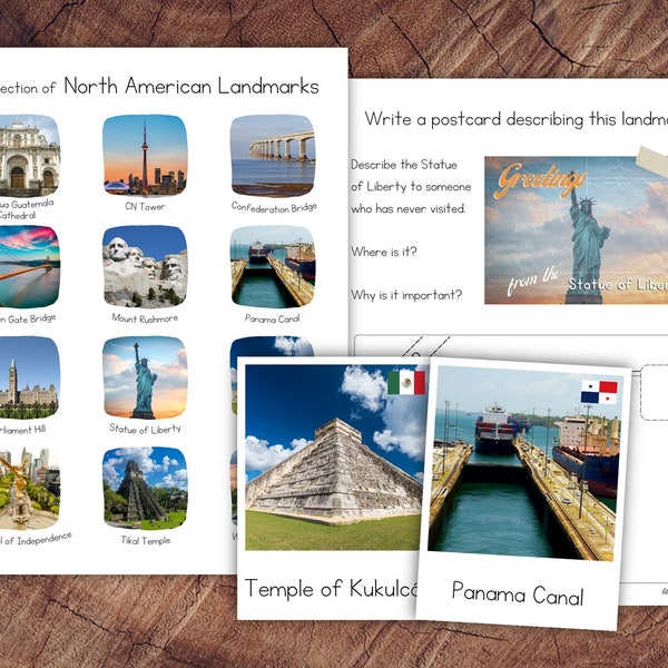 American Landmarks - Etsy