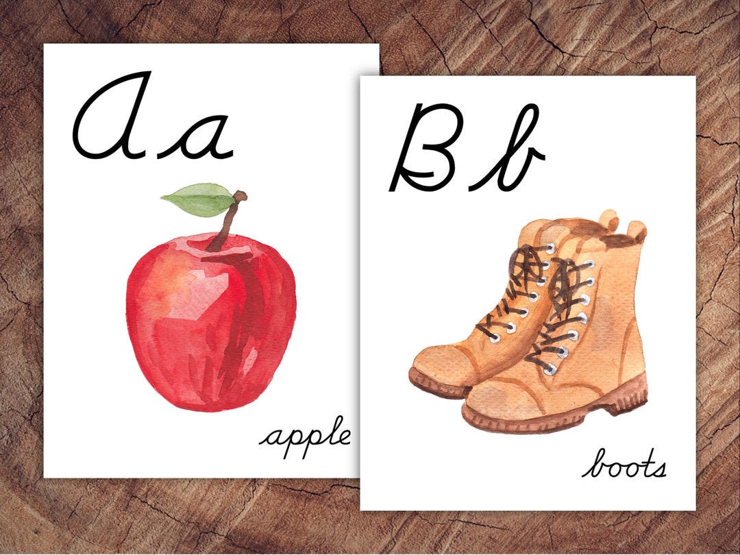 Cursive Alphabet Posters, Large Format for Classroom Use - Etsy