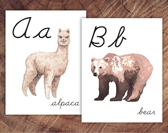 Cursive Alphabet - Etsy