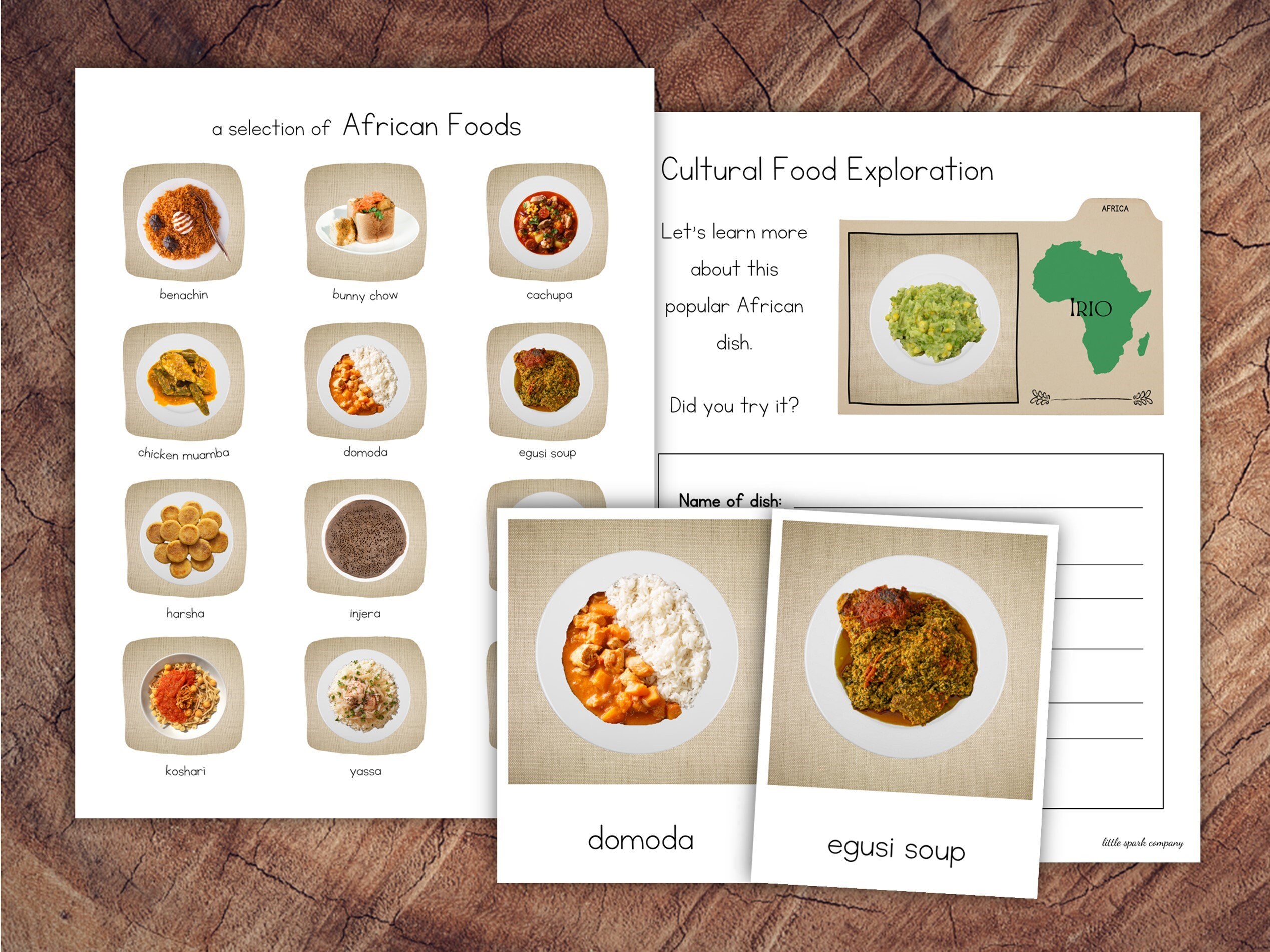 African Foods Pack With Extension - Etsy Canada