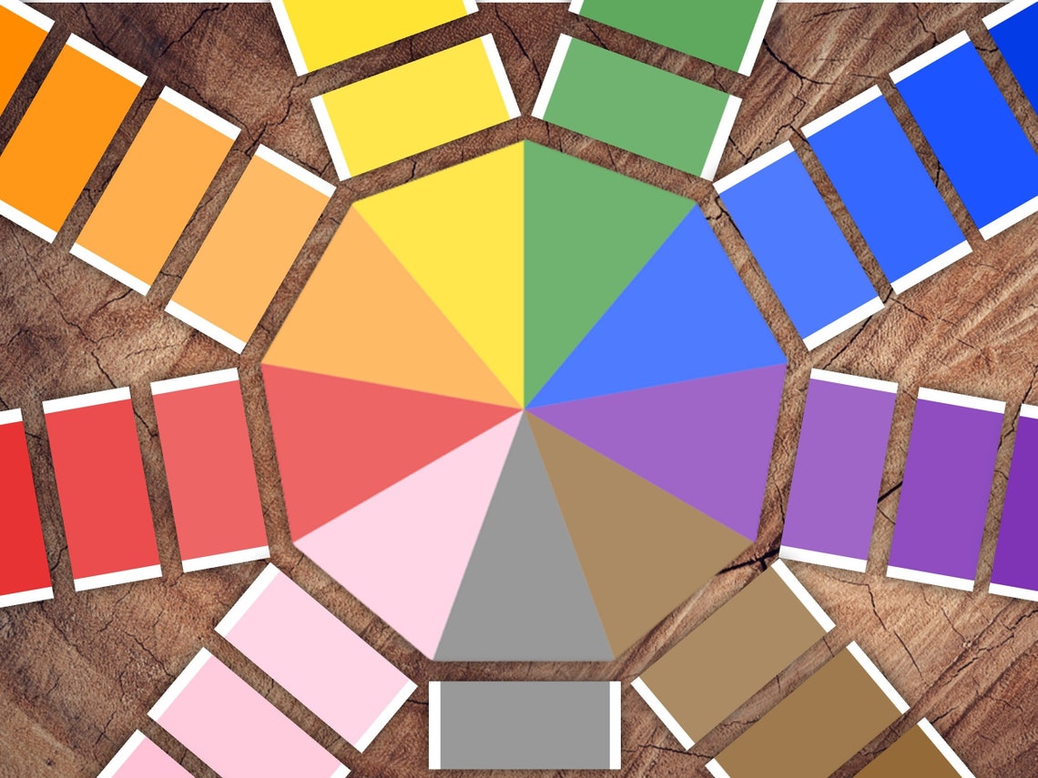 Printable Montessori Colour Tablets Preschool Colours | Etsy