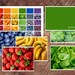 Produce Colour Sorting Cards, Toddler Preschool Colour Sorting - Etsy