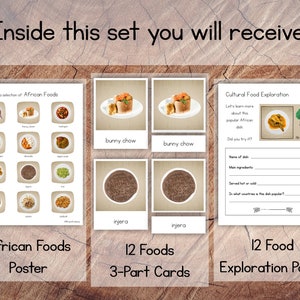 African Foods Pack With Extension - Etsy Canada