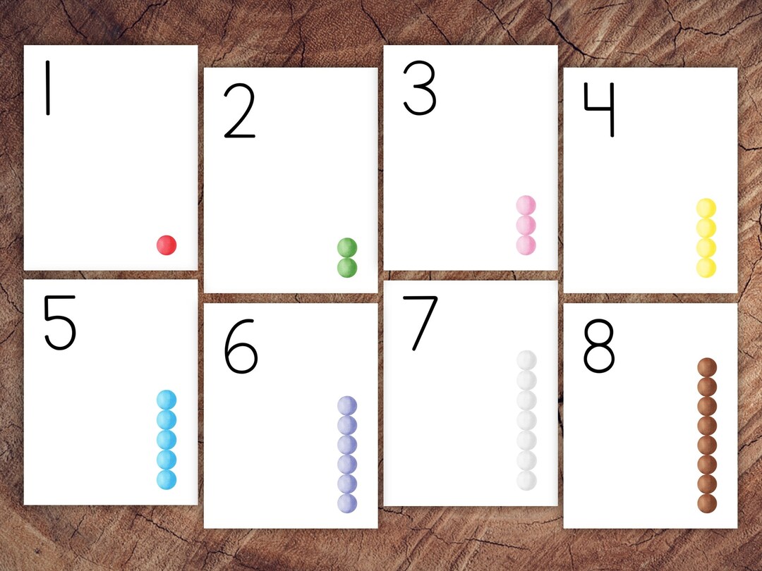 Number Cards 1-20 - Etsy