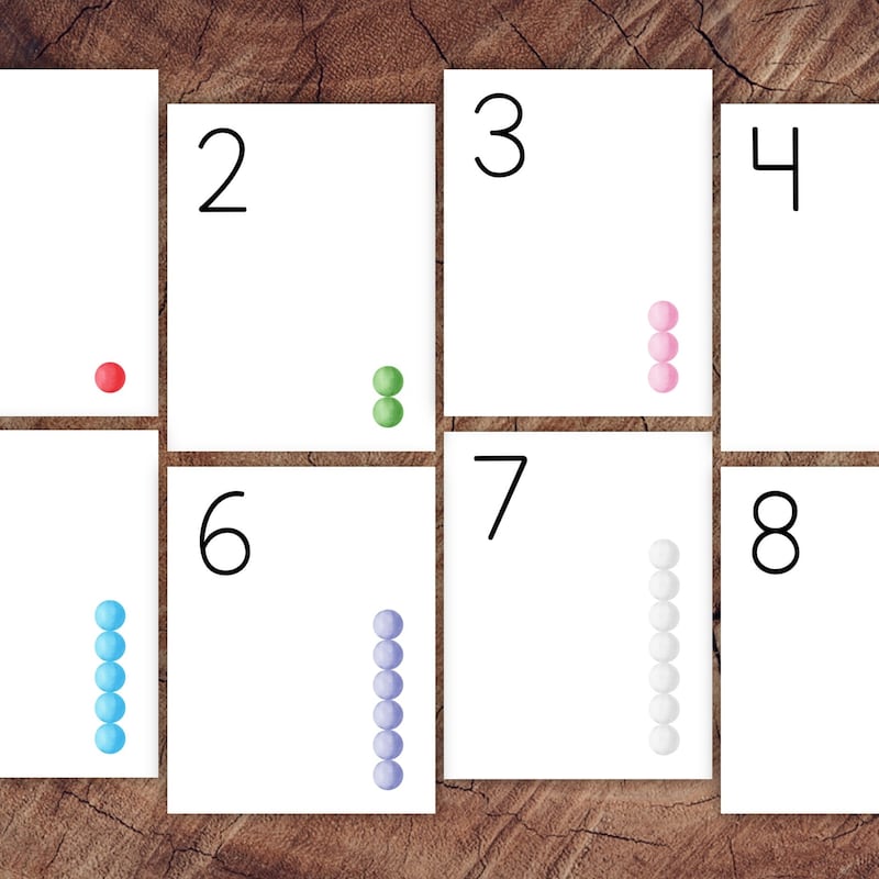 Number Cards - Etsy