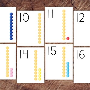 Number Cards 1-20 - Etsy