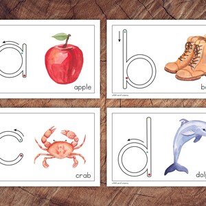 Printing Primer Cards, Lowercase Edition - Etsy