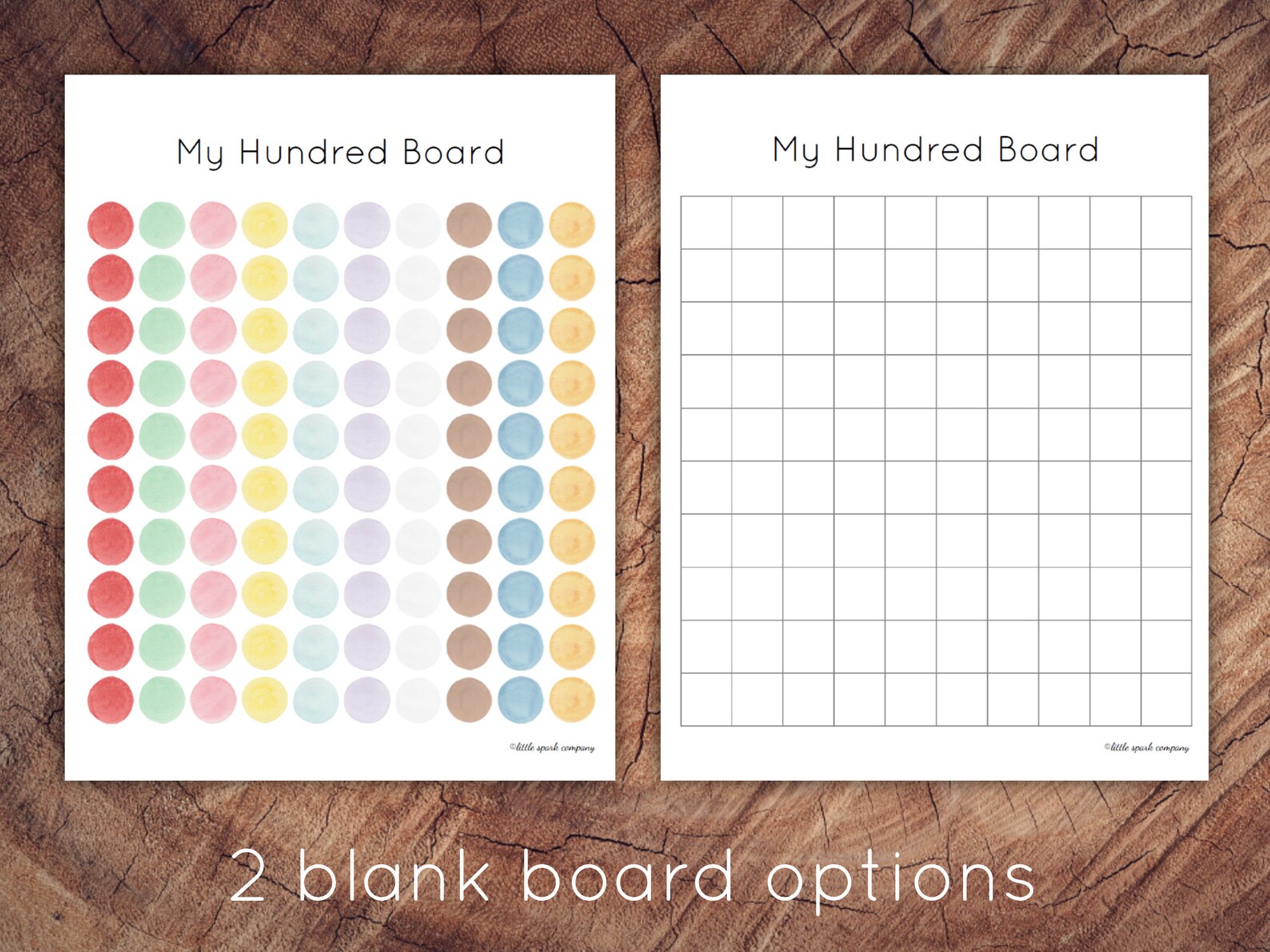 Printable Hundred Board Montessori Preschool Math | Etsy