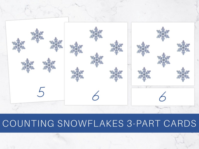 Snowflakes Bundle Preschool Literacy Math DIGITAL DOWNLOAD | Etsy