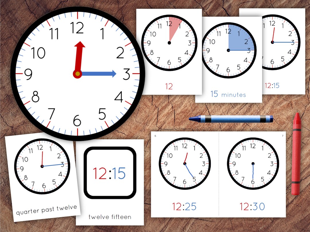 Telling Time Preschool Bundle, Preschool Printable - Etsy