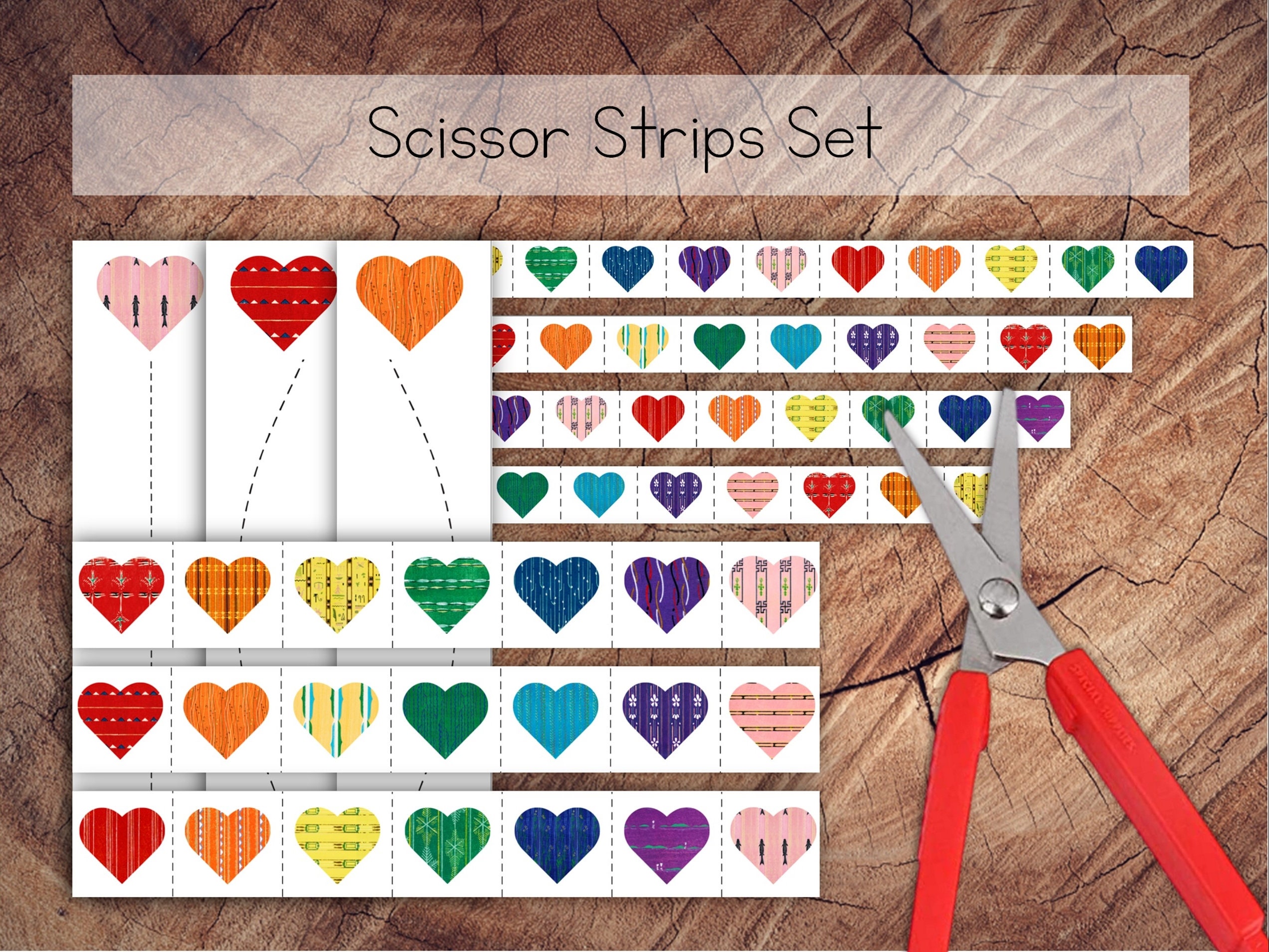 Valentine Hearts Bundle Preschool Language Math Fine Motor - Etsy Canada