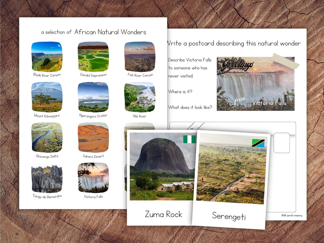 African Natural Wonders Pack With Extension - Etsy
