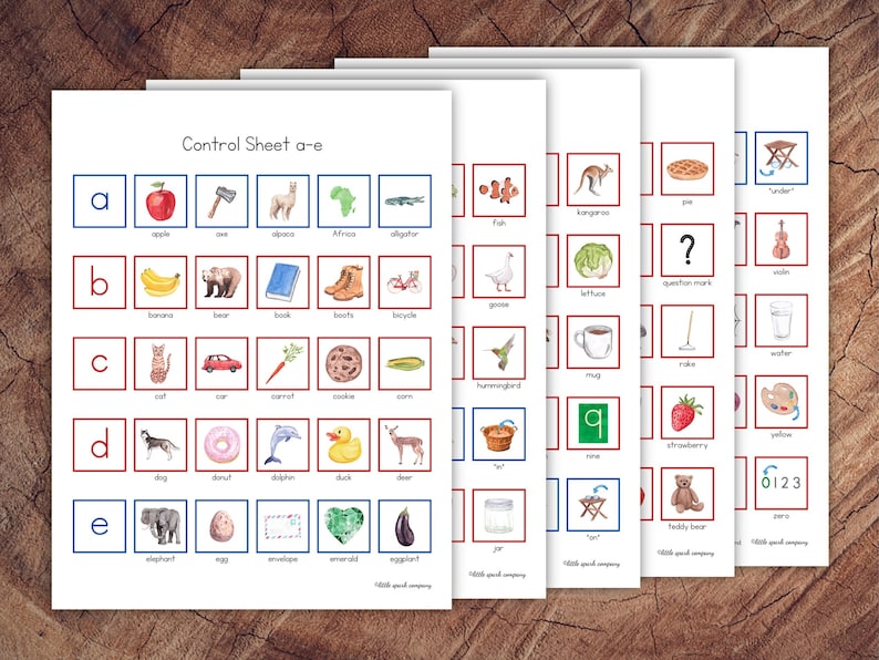 Beginning Letter Sounds Picture Sorting Card Set, Red Consonants Blue ...