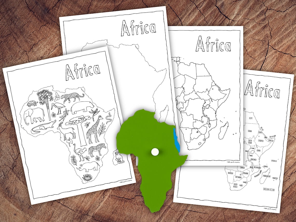 African Countries Research Pack Homeschool Geography - Etsy