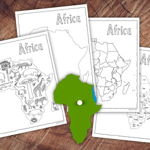 African Countries Research Pack, Homeschool Geography - Etsy
