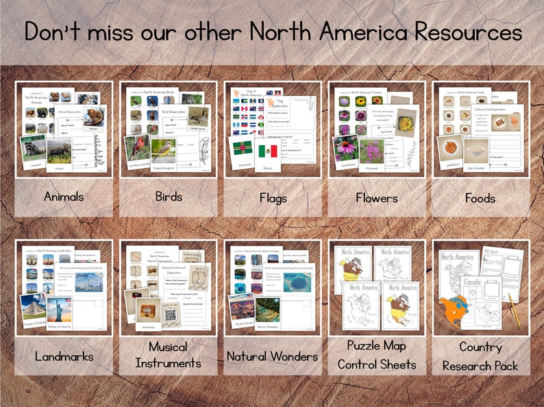 North American Flags Booklet - Etsy