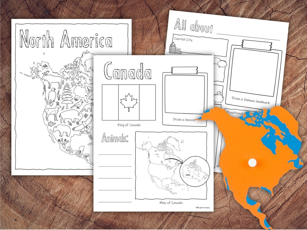 North American Countries & Territories Research Pack , Homeschool ...