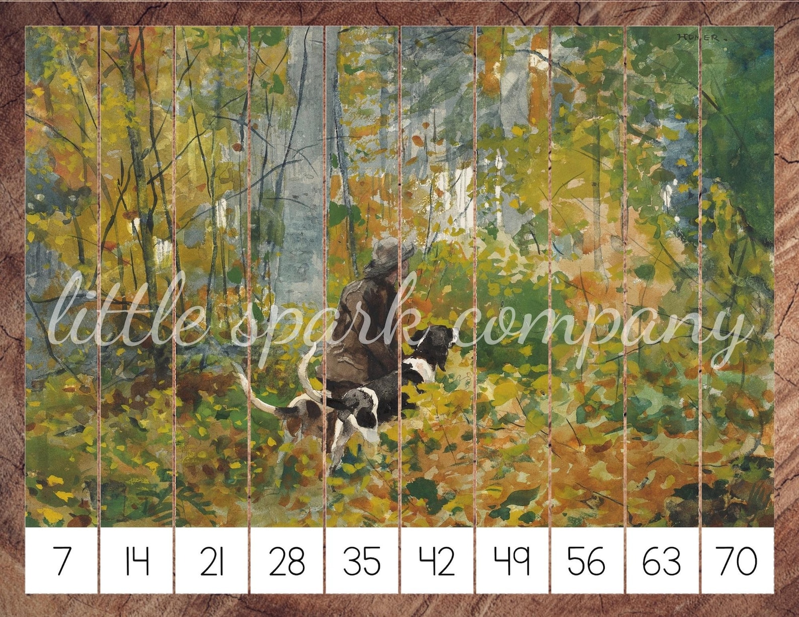 Skip Counting With Homer Preschool Skip Counting Puzzles - Etsy