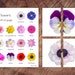 Flower Symmetry Puzzles, Matching Cards, Toddler Preschool Activity - Etsy