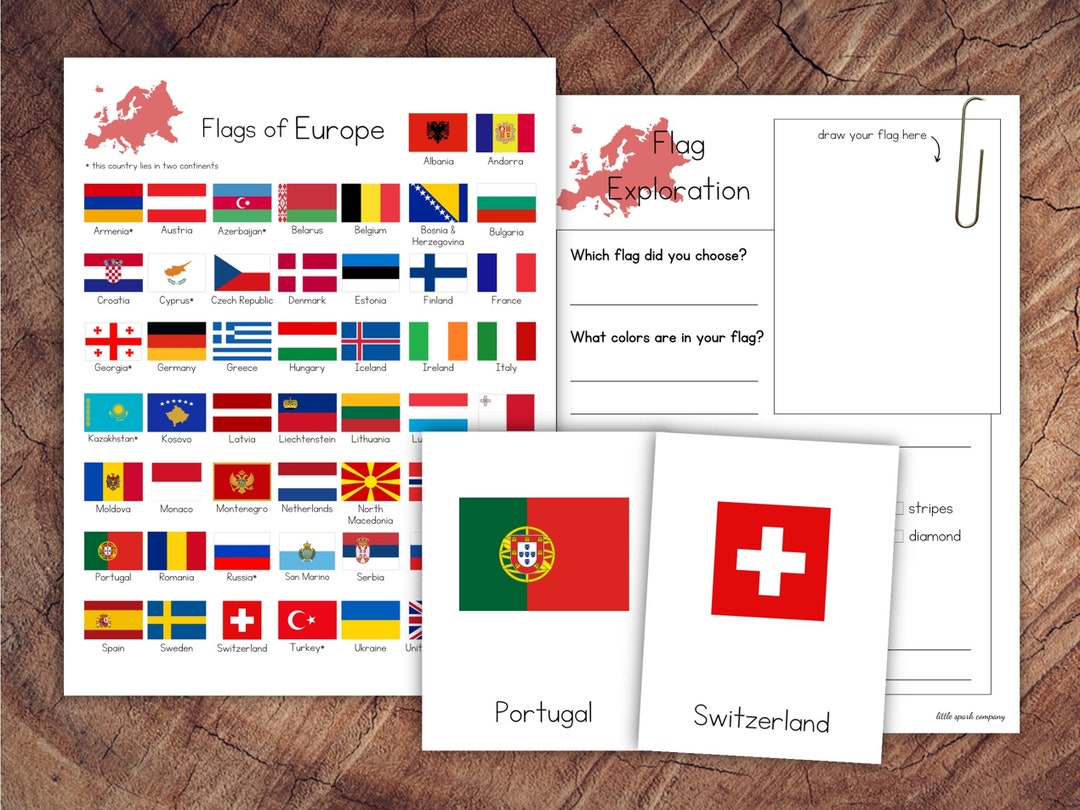 European Flags Pack With Extension - Etsy